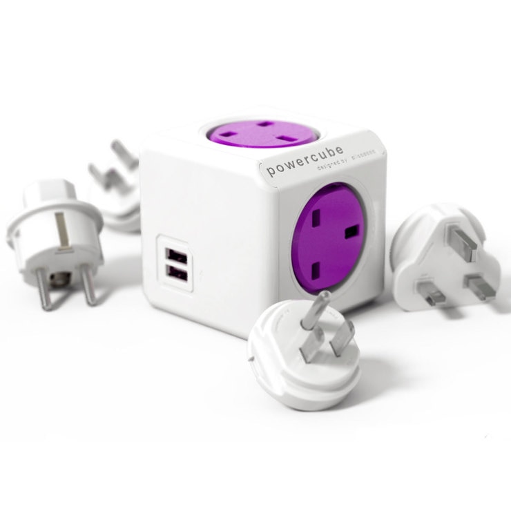 PowerCube ReWireable USB Travel Plug | Costco UK
