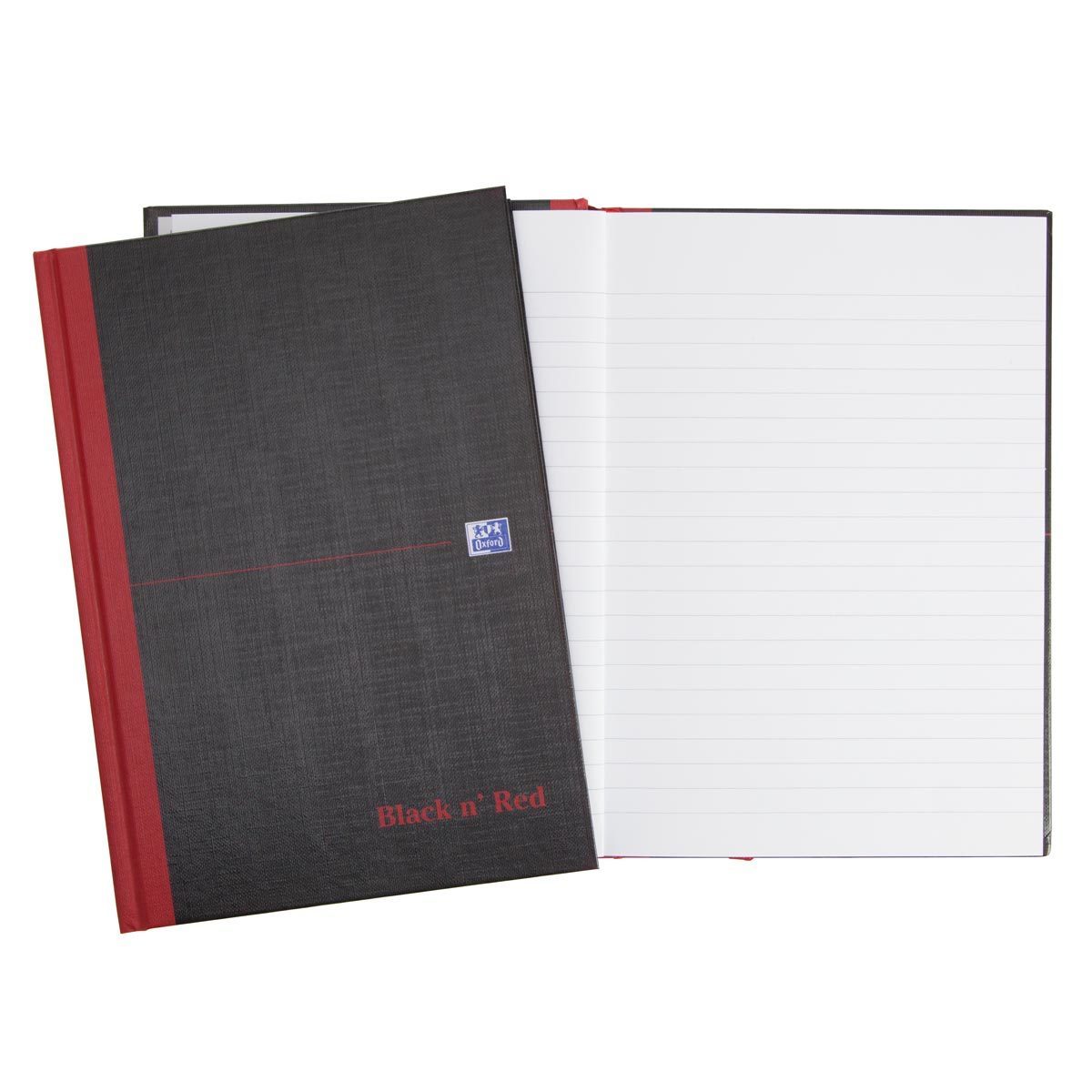 Black n Red A5 Casebound Notebook 90gsm 192 pages - Pack of 10 | Costco UK