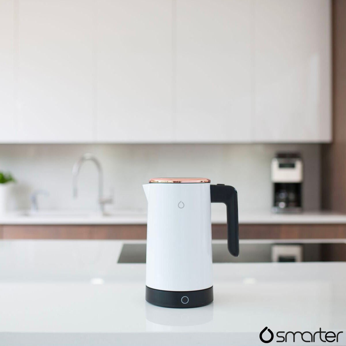 Smarter iKettle Wi-Fi Controlled Kettle in White & Rose Gold | Costco UK