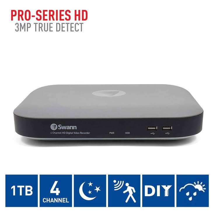 Swann DVR4-4780 4 Channel 3MP Digital Video Recorder | Costco UK