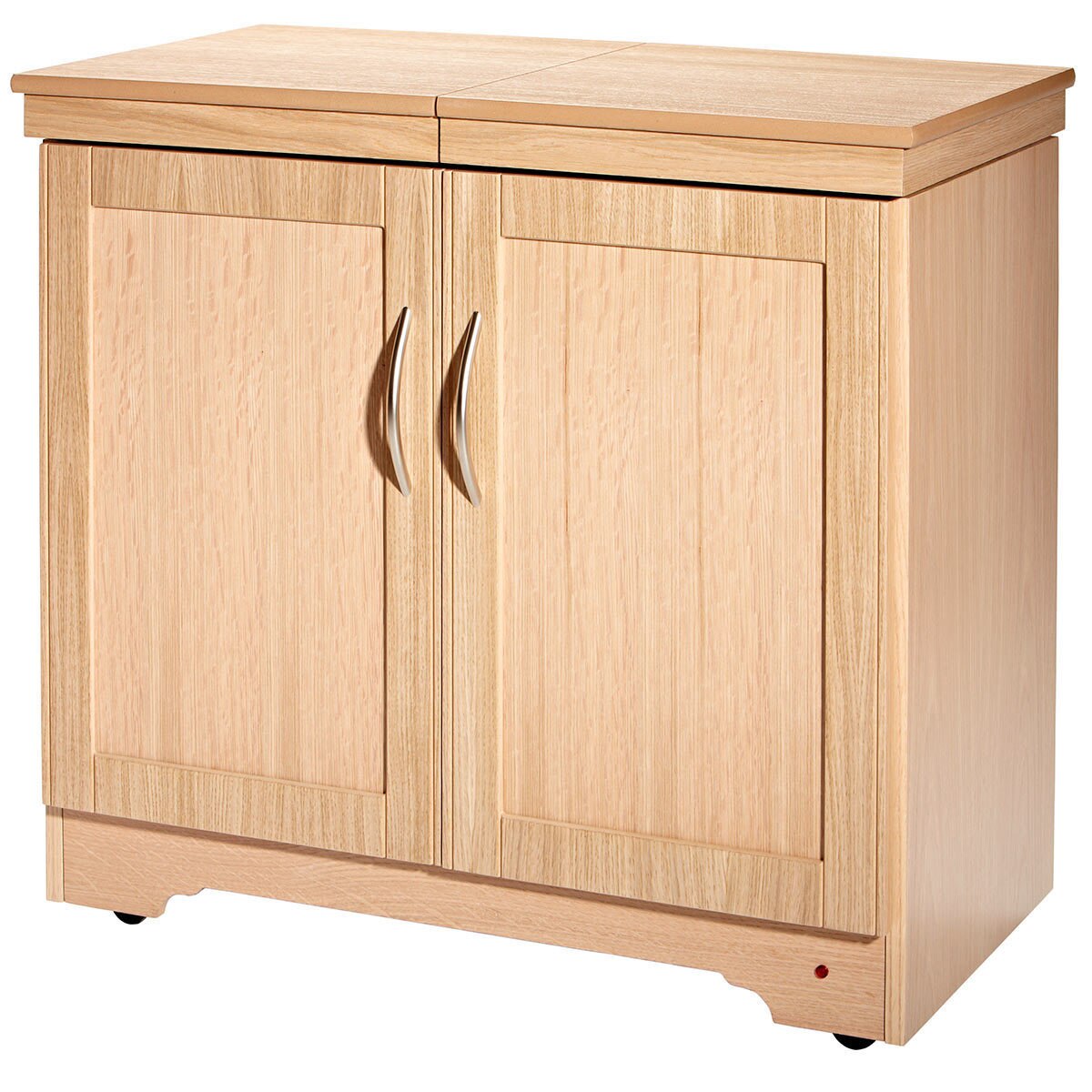 Hostess Heated Trolley with Natural Oak Veneer Finish, HL6244NO | Costco UK