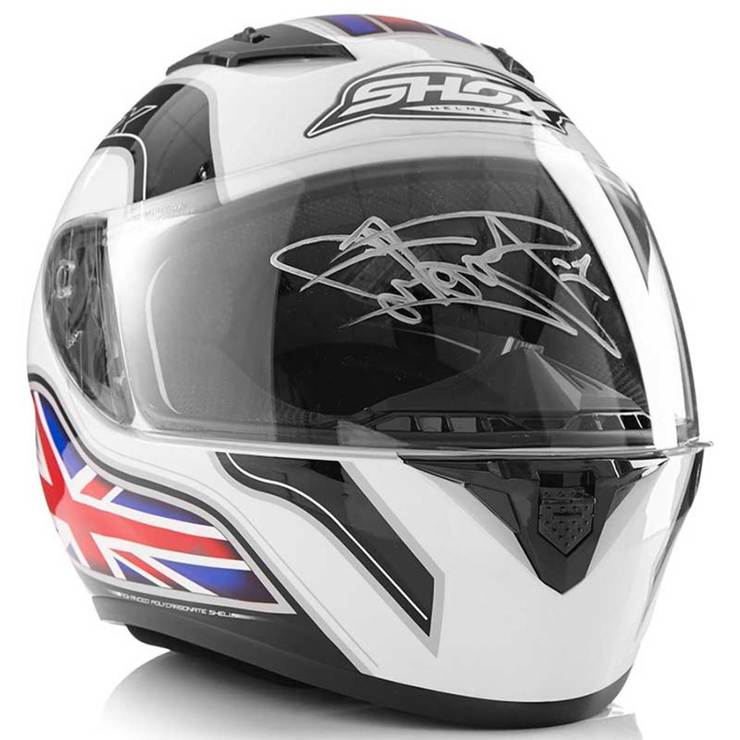 Carl Fogarty Signed Motorbike Helmet | Costco UK