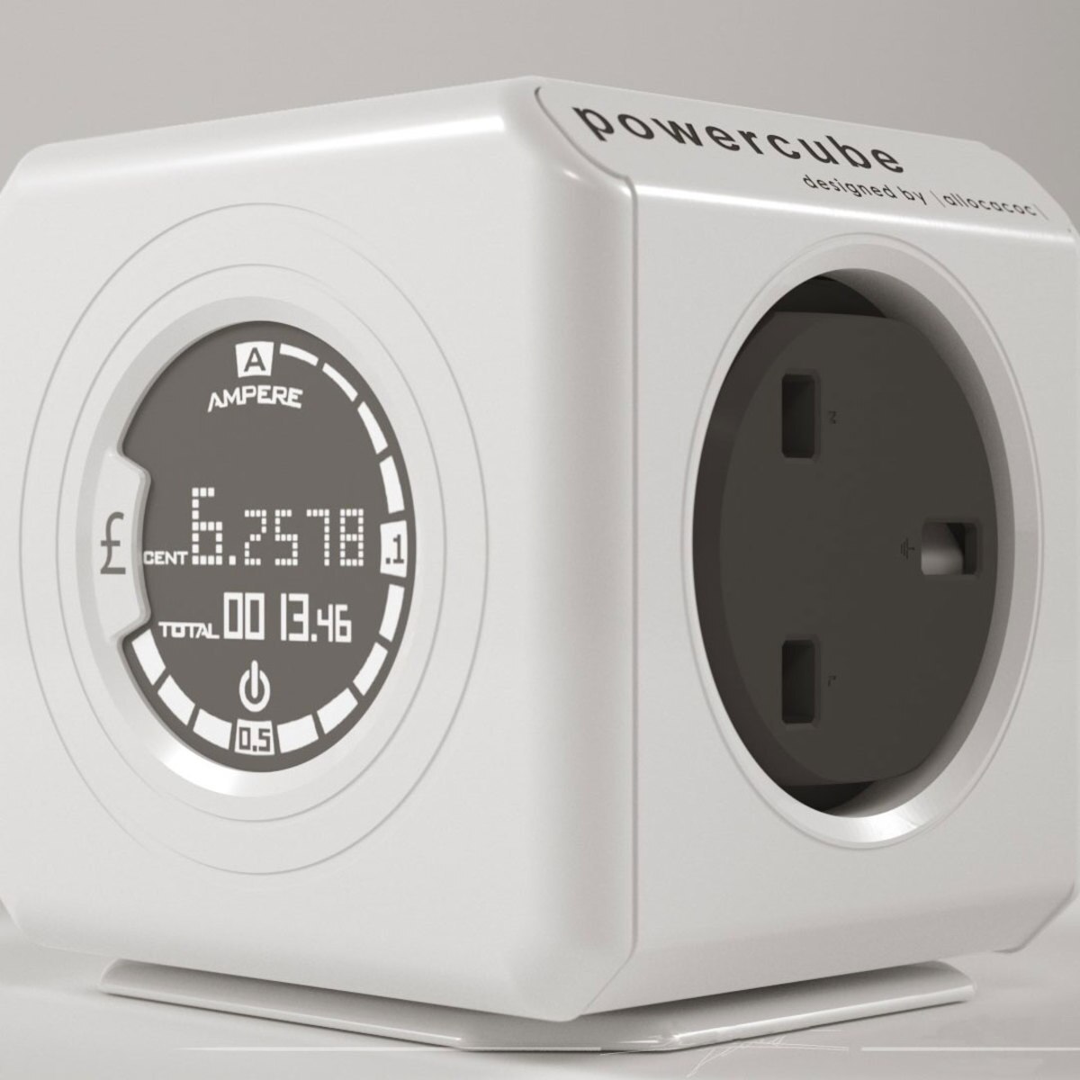 PowerCube Extension Plug with Cost Calculator and 1.5m Cable | Costco UK