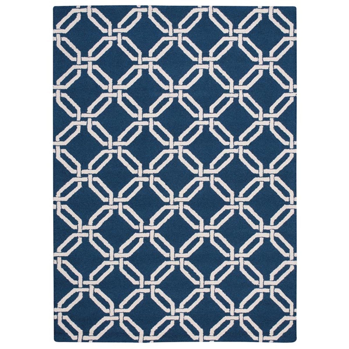 Trellace Rug in Navy, 290 x 229cm | Costco UK