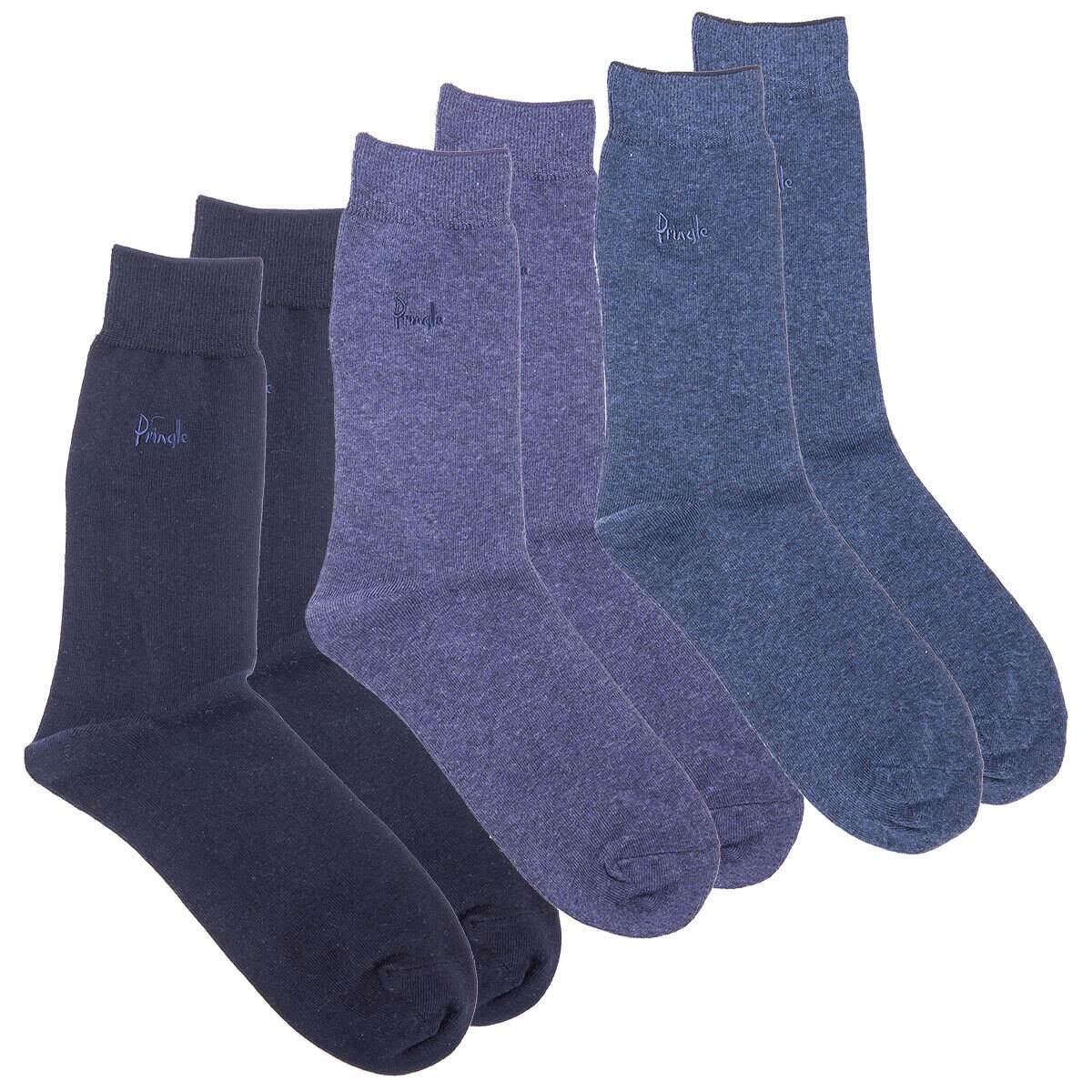 Pringle 2 x 3 - Pack Men's Endrik Socks in Blue | Costco UK