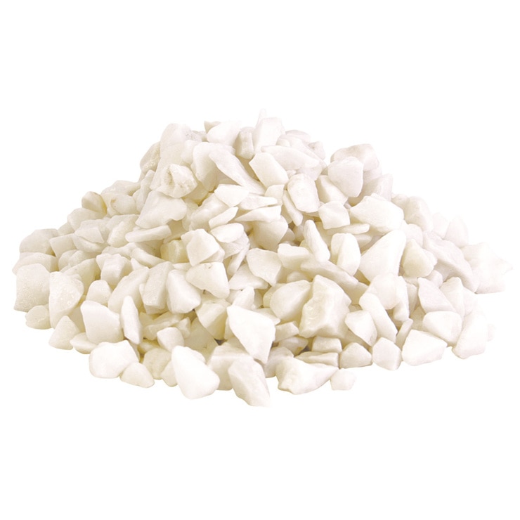Kelkay 8-12mm Classic White Gravel Chipping Aggregate Bulk Bag - Approx ...